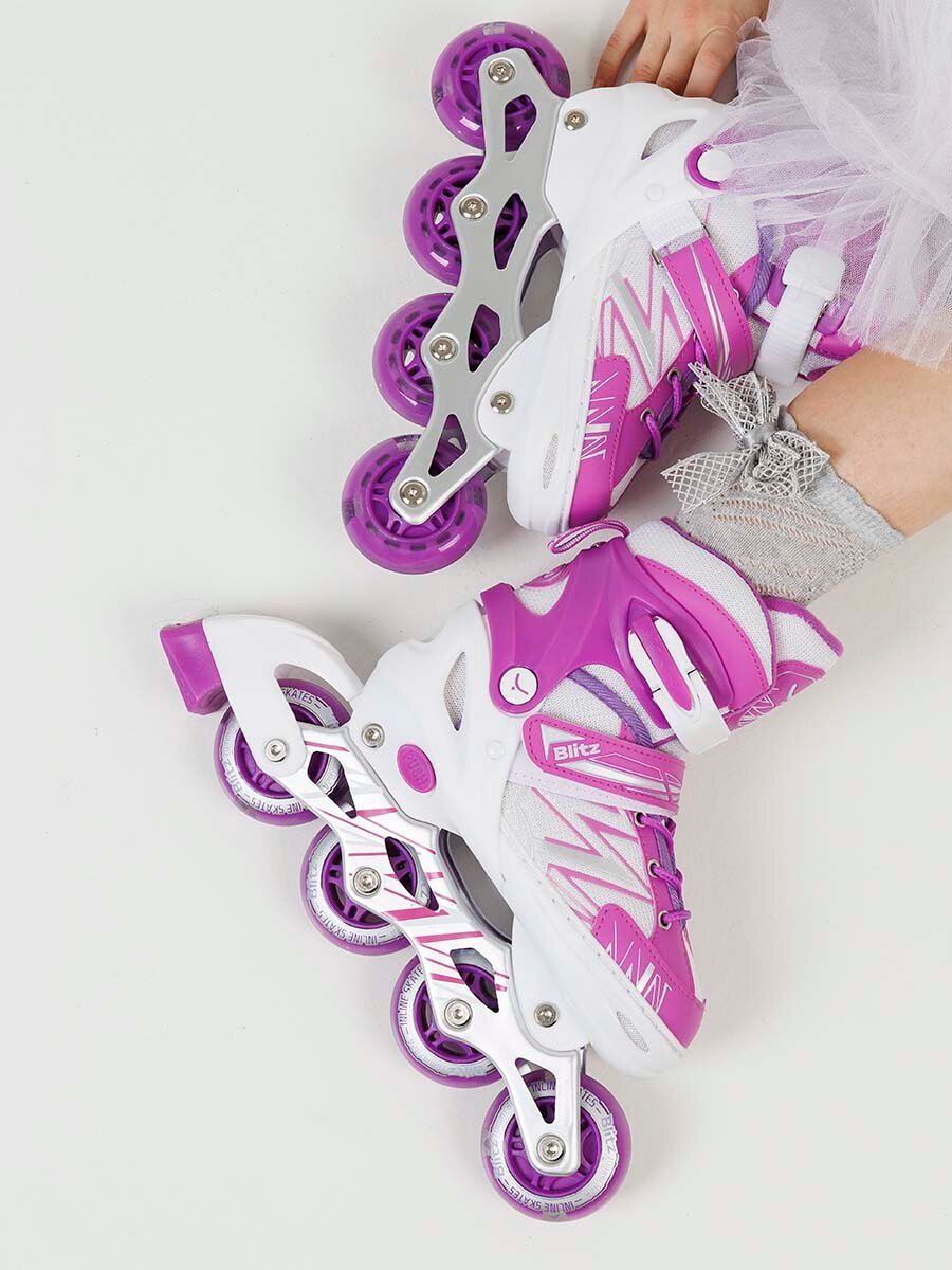 Роликовые коньки YOKI BLITZ, раздвижные, для мальчиков и девочек
