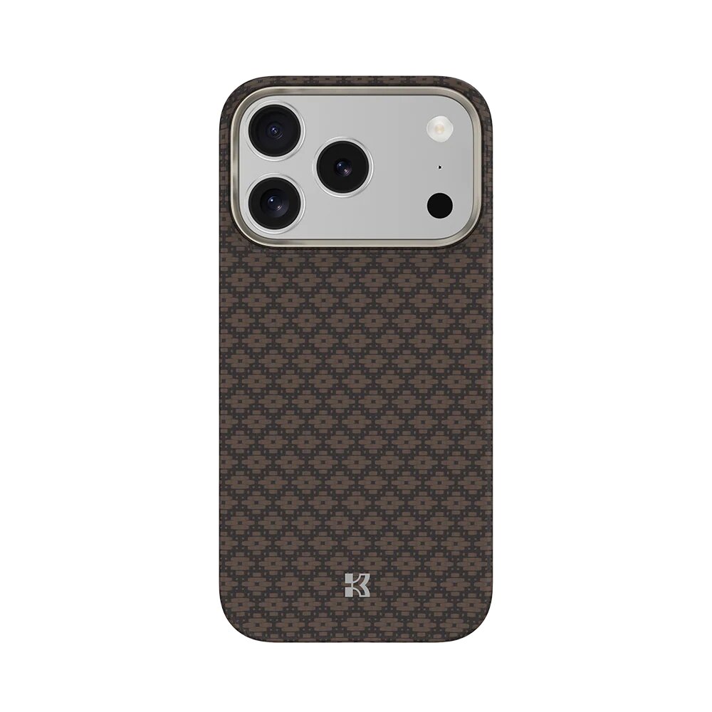 Чехол Benks ArmorGrid Case built with Kevlar® для iPhone 17 Pro 6.3", цвет золотой Gold C. K. FL. AP. GD. A069