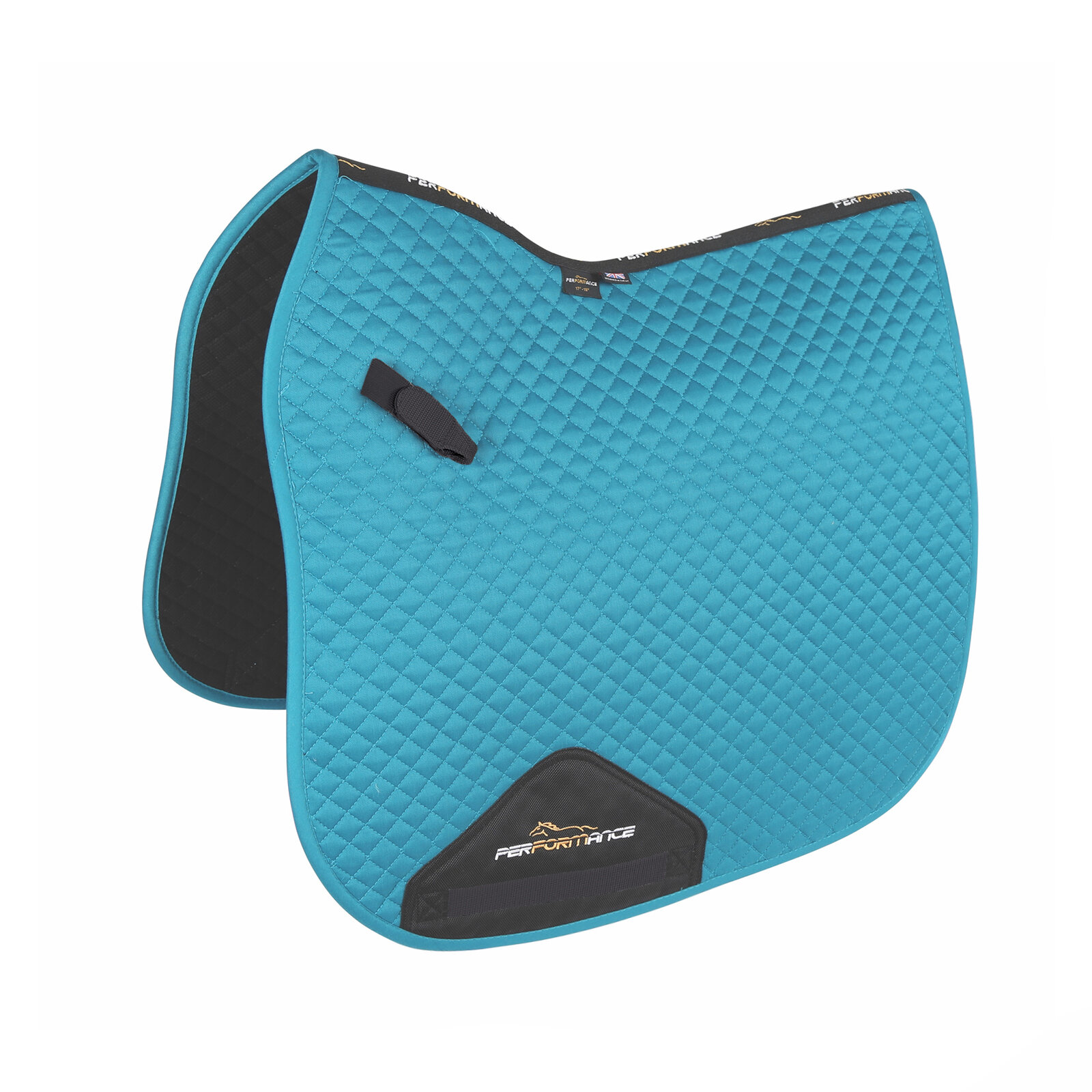 Вальтрап для лошади выездковый ARMA, голубой, 17'-18'(56см) (Великобритания) -hj