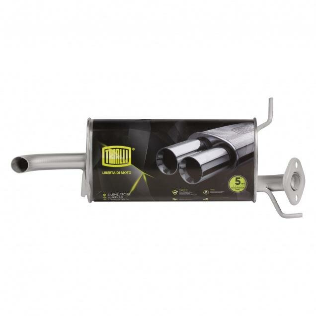 Глушитель для а/м Kia Spectra (00-) осн. (алюм. сталь) (EMM 0802)