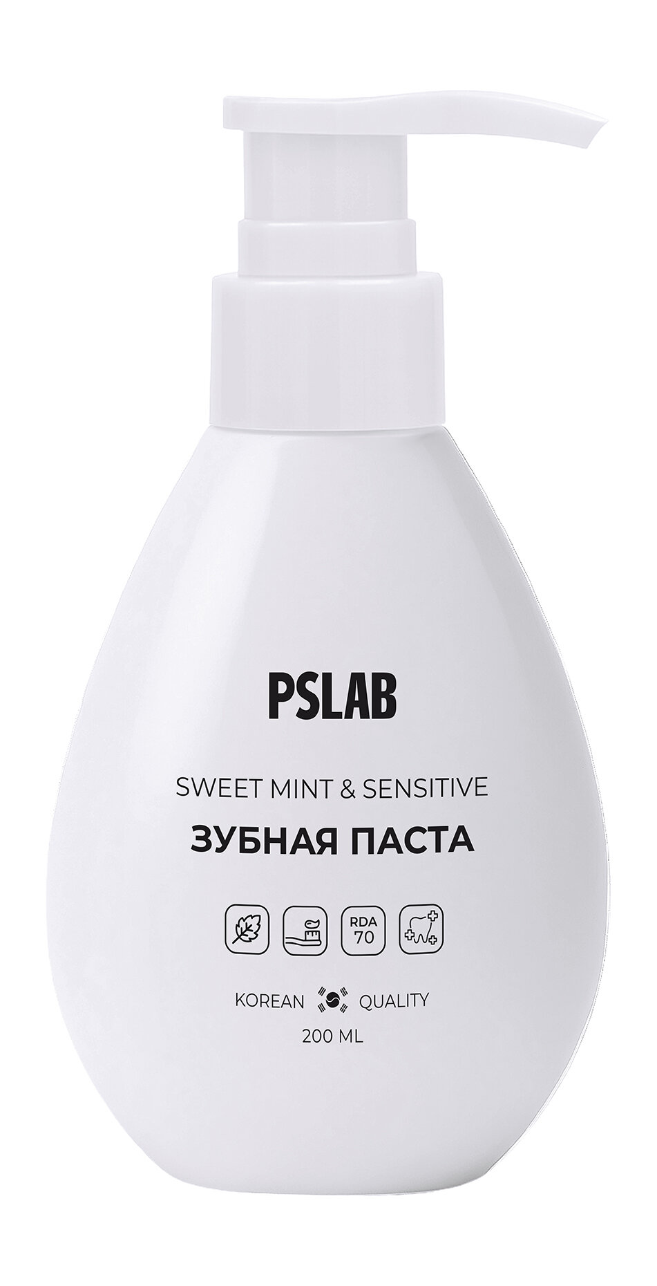 PS.LAB Зубная паста для чувствительных зубов Sweet Mint & Sensitive, 200 мл