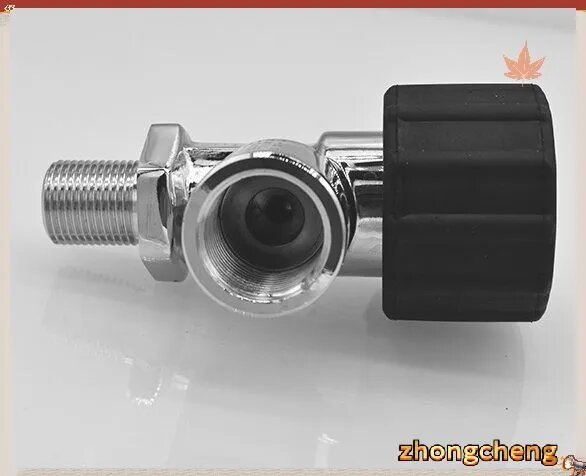Вентиль для баллонов для дайвинга М18x1.5 хромированная латунь для долговечности и устойчивости к коррозии — фото 1