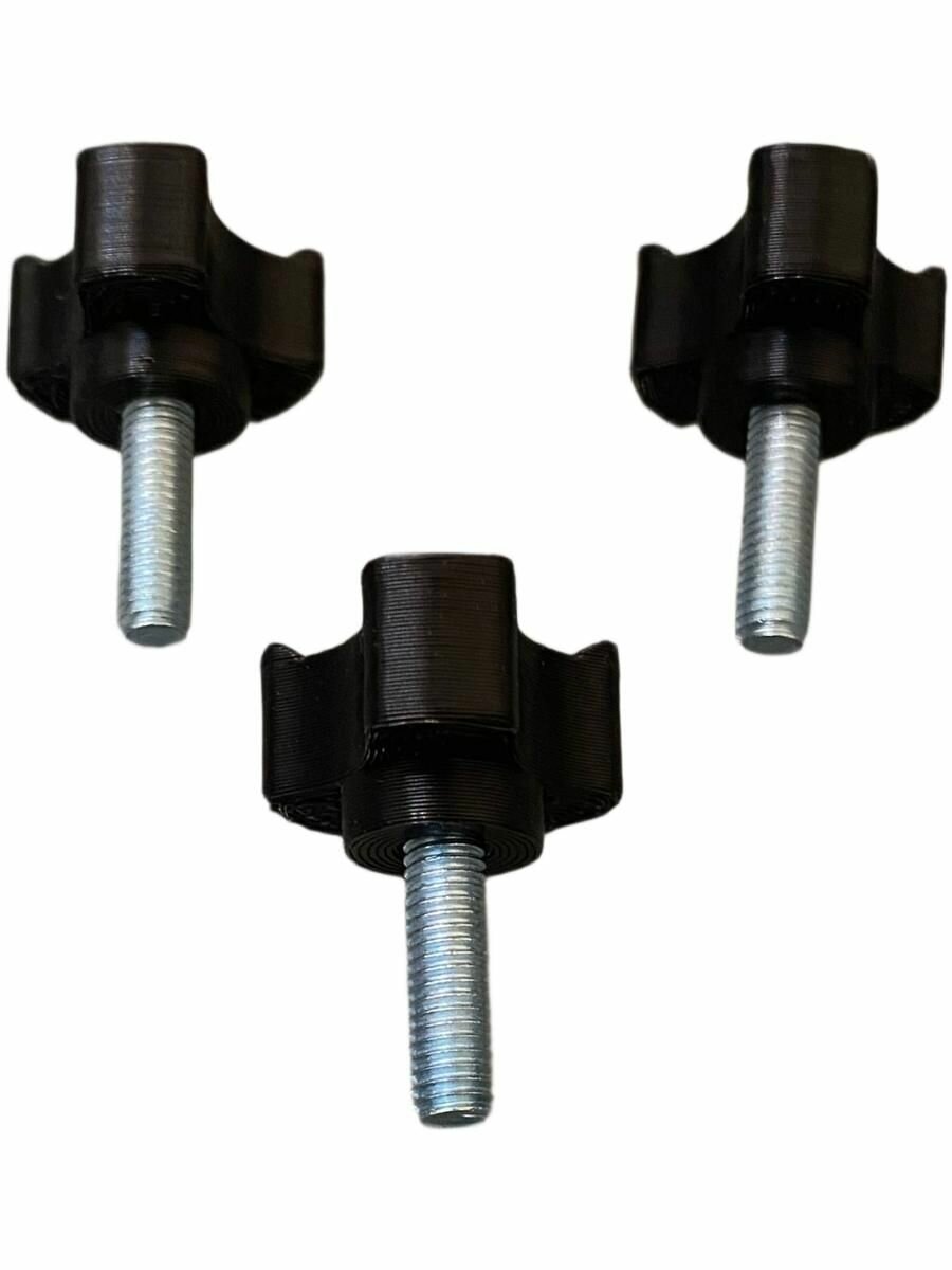 Винт-барашек М5 с пластиковой рукояткой