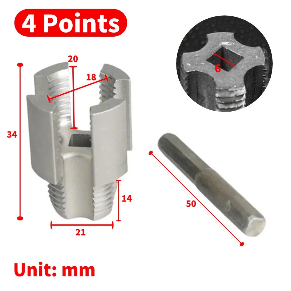 Инструмент для нарезки резьбы на трубы 2-в-1 DN15 4Points
