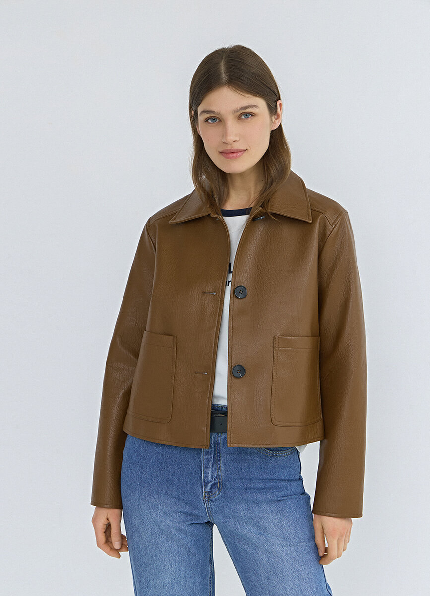 Куртка кожаная