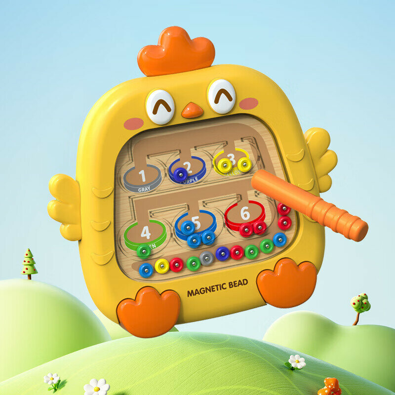 Xubeile Магнитная доска с лабиринтом и шариками для детей 3-6 лет развивающая игрушка для мальчиков и девочек