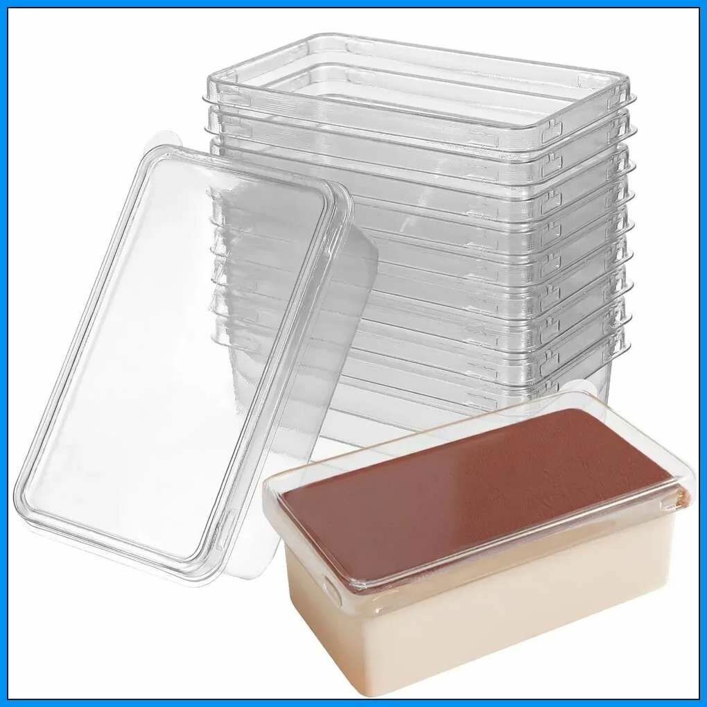 Эксклюзивные переносные контейнеры для десертов тирамису 11.5x7x4.5 см, набор 10 штук для транспортировки и хранения выпечки