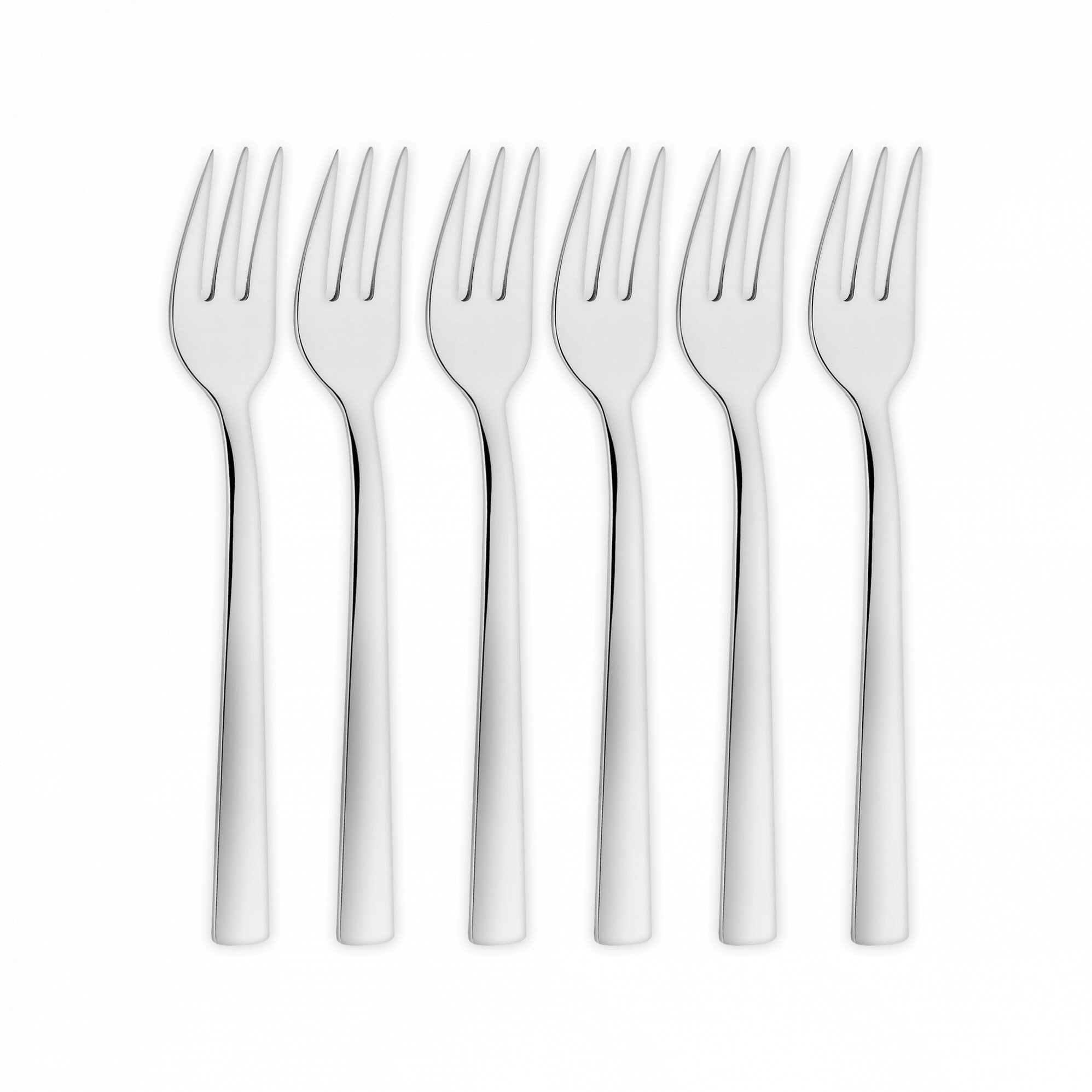 Набор из 6 десертных вилок, 16 см, нержавеющая сталь 18/10, стальной 07150-330 Dinner