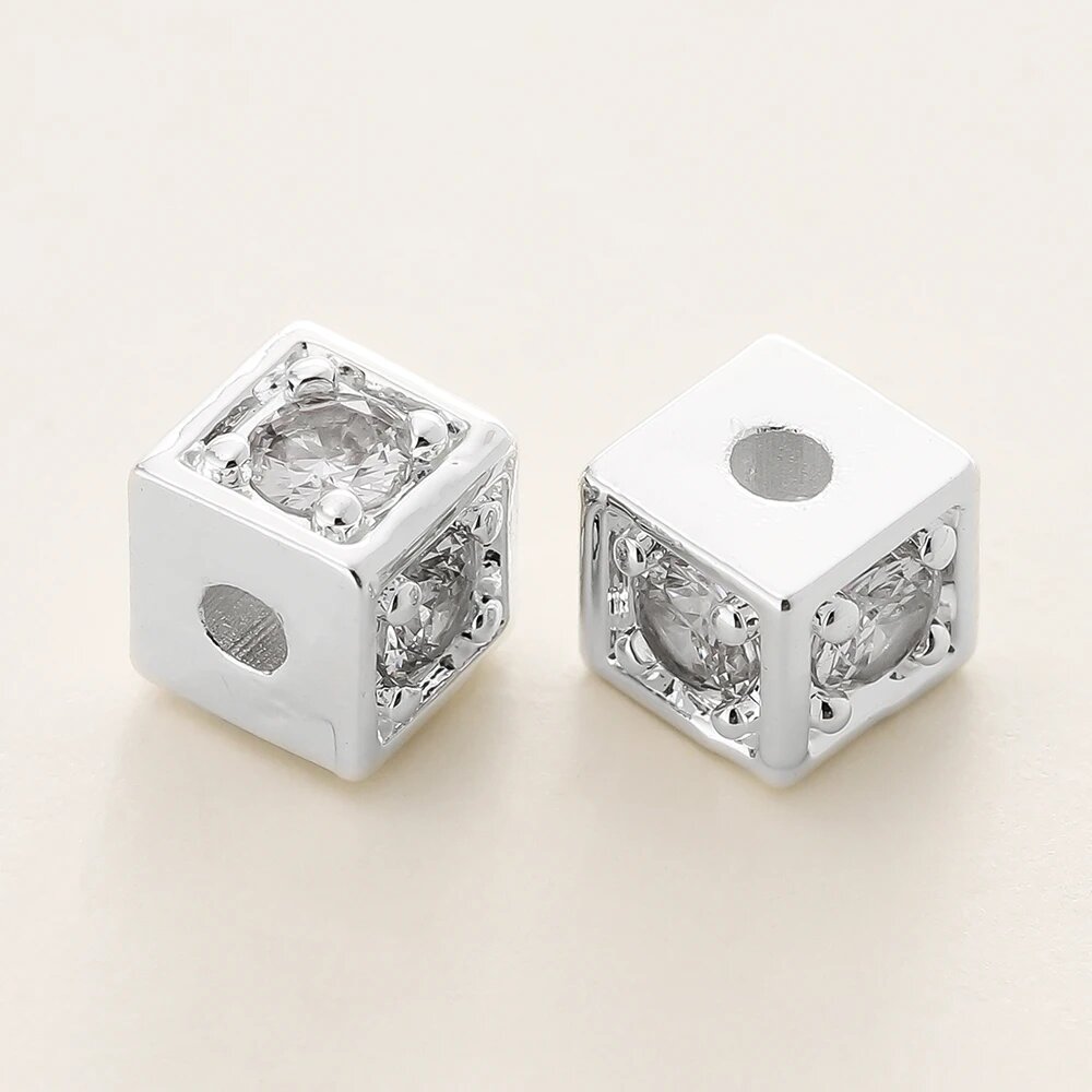 Свободные бусины St.kunkka 14K/18K позолоченные Белый, 4PCS, S-White 01