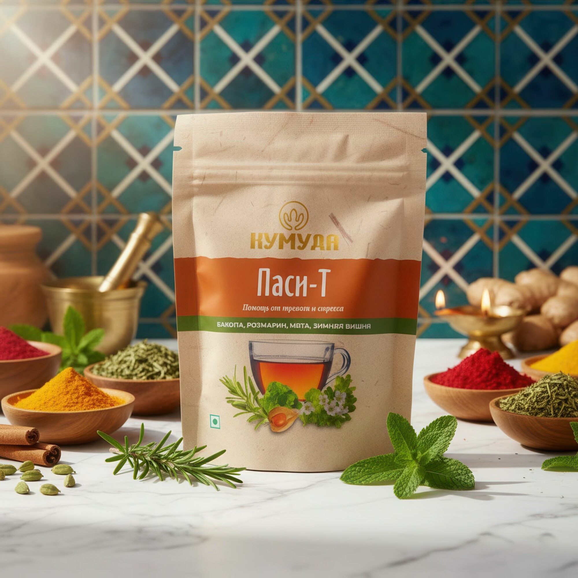 Kumuda Индийский чай Паси-Т от Тревоги и стресса