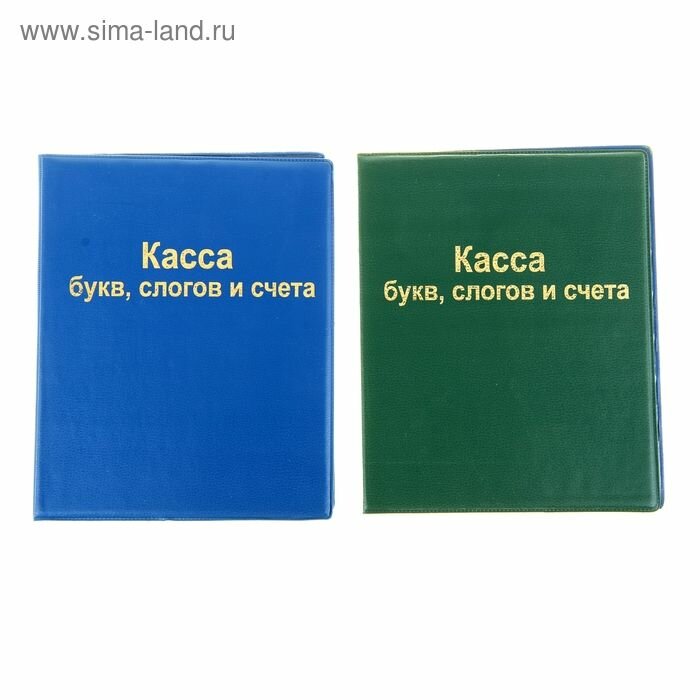 Касса букв слогов и счета А5 ПВХ