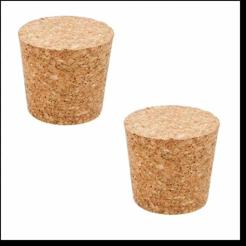 Эксклюзивные пробки корковые для термоса 2 штуки