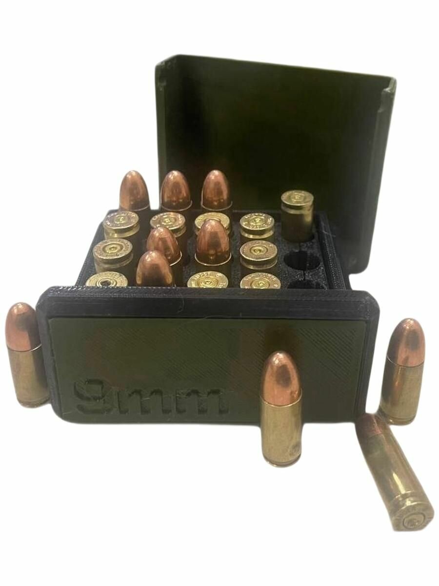 Учебный 9х19 Люгер Золотой /20 штук