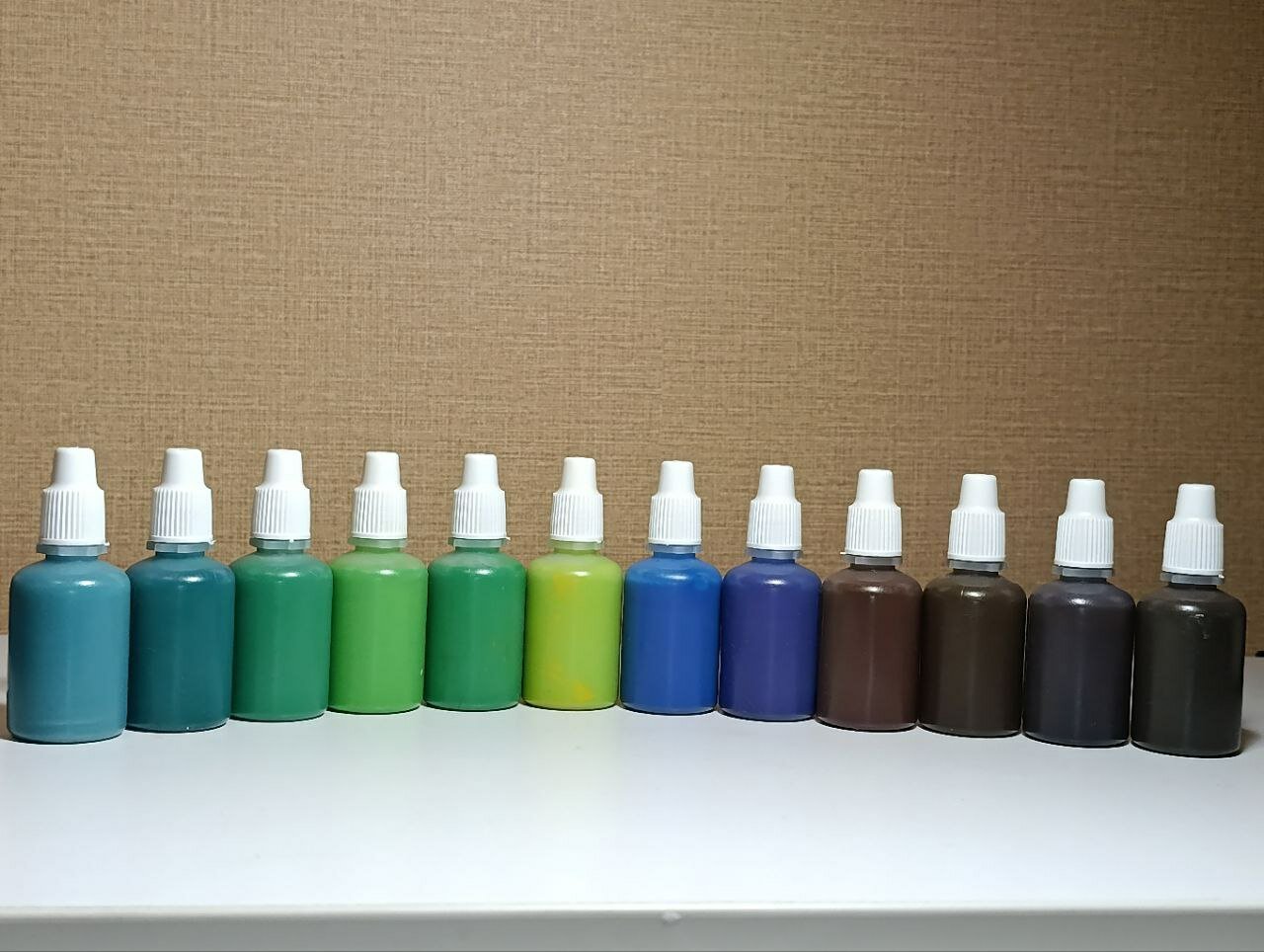 Набор пигментов для мыловарения и мыла с нуля 12 цветов по 30 мл