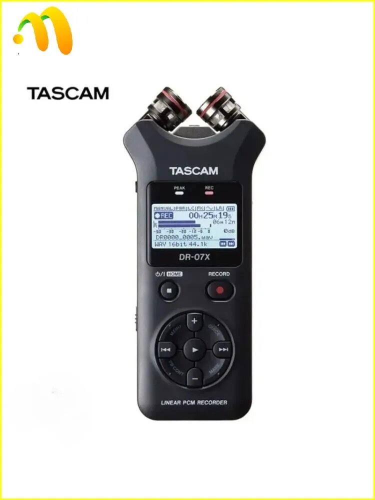 Микрофон универсальный TASCAM Микрофон DR-07x/DR-05x Цифровой рекордер, черно-серый