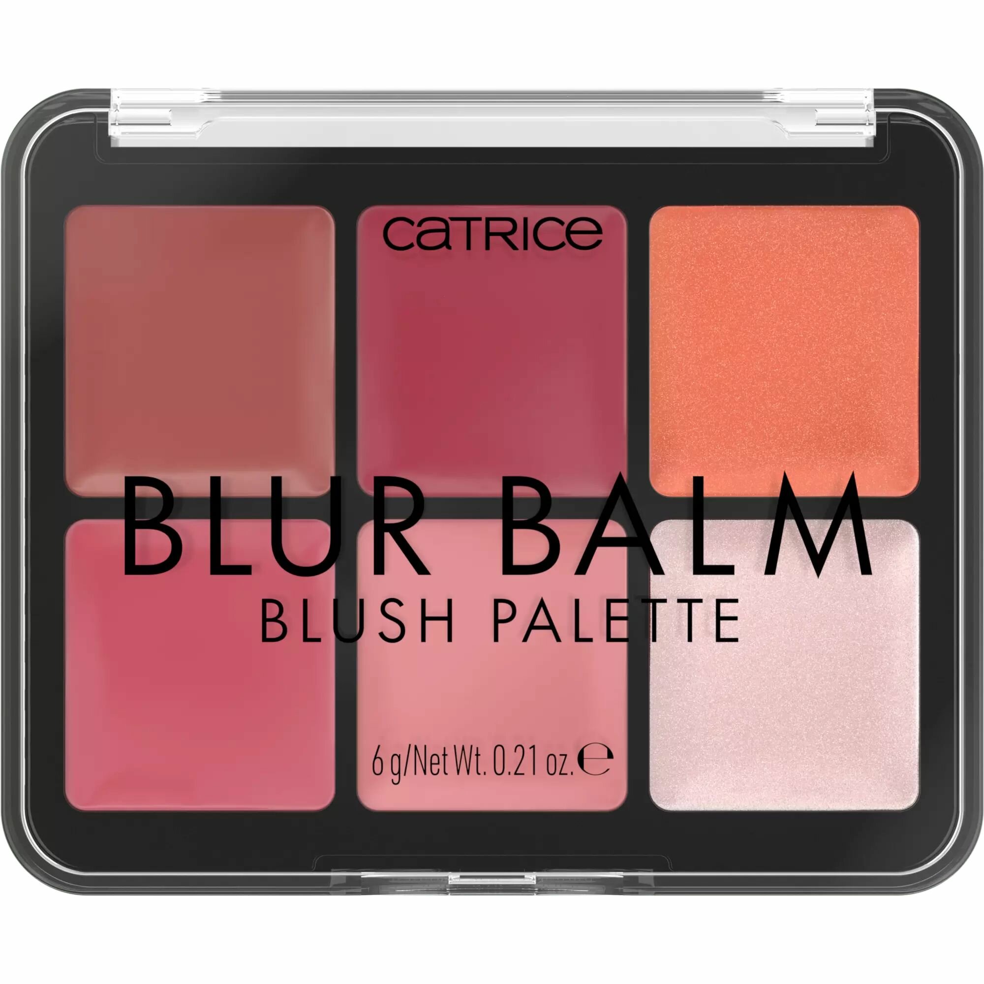 Палетка Румян для Лица CATRICE (Катрис) Blur Balm Blush Palette