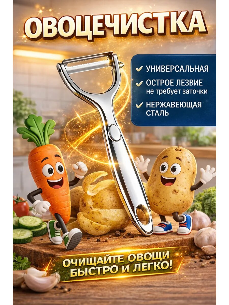 Нож для чистки картофеля и овощей