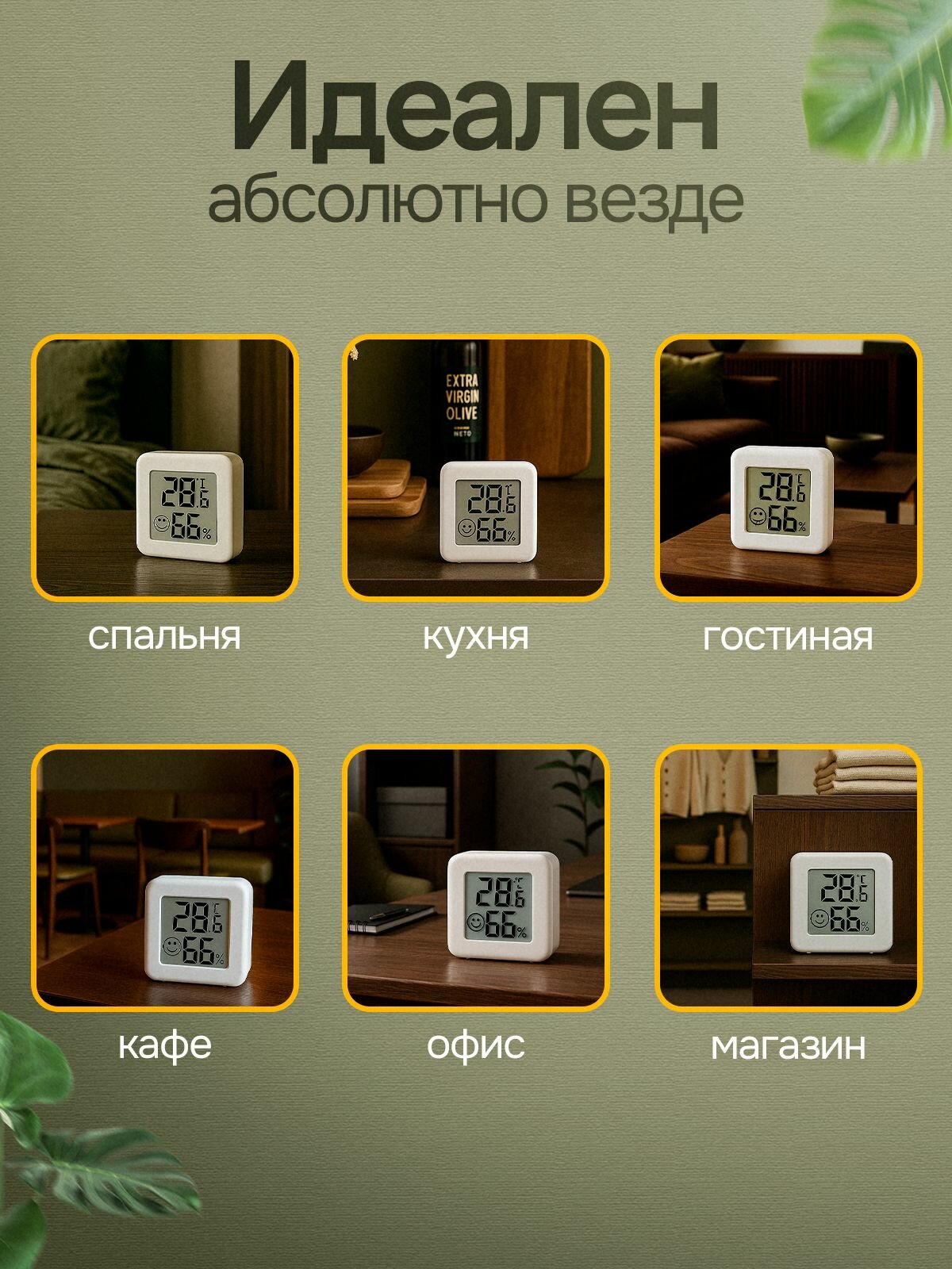 Гигрометр настенный — фото 1