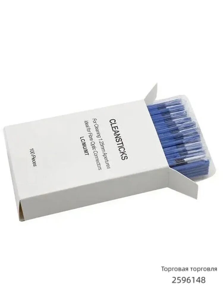 Чистящий карандаш для оптики, для очистки разъемов LC/MU/MT, 100 шт.