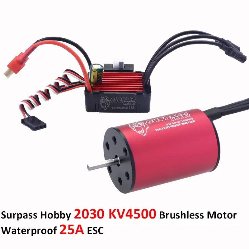 Surpass Hobby 2030 KV4500 Бесщеточный мотор и ESC 25A