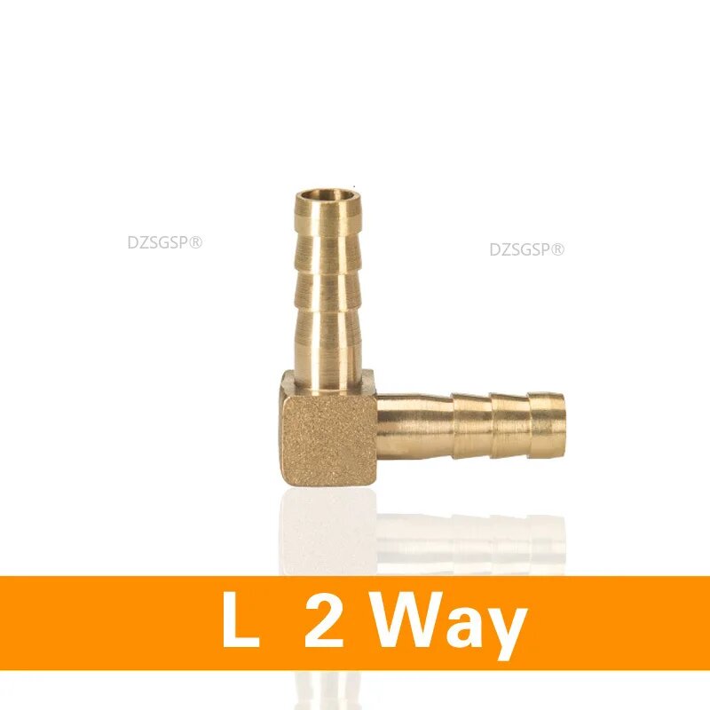 Штуцер латунный L 2 Way, 12mm