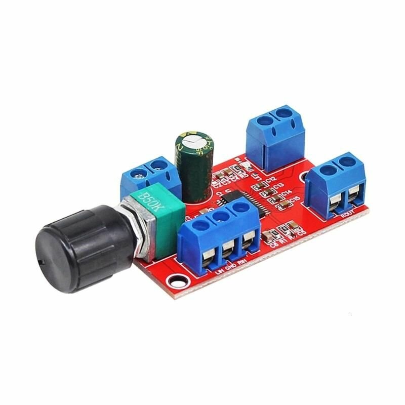 Цифровой двухканальный усилитель мощности 12 В, 30 Вт 2