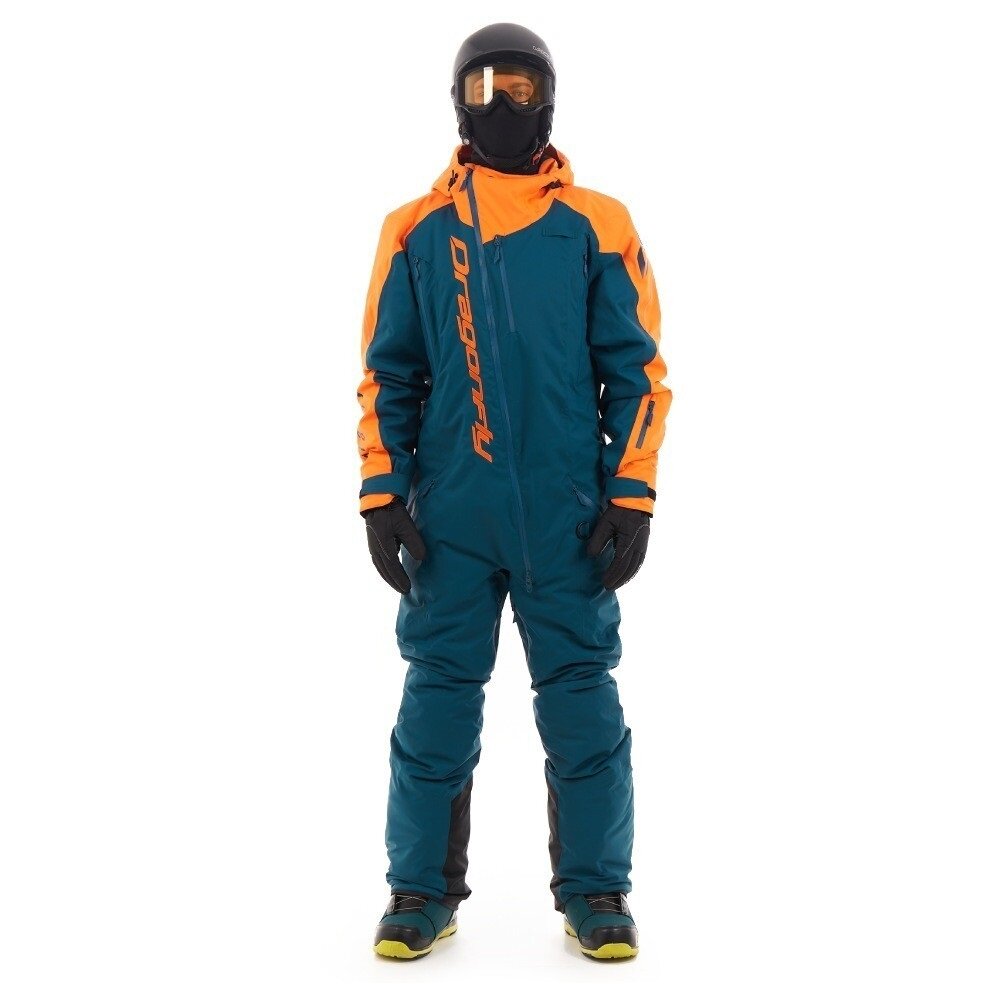 Комбинезон для снегохода Dragonfly Gravity-Premium-MAN Dark-Ocean-Orange. XL. Синий-оранжевый