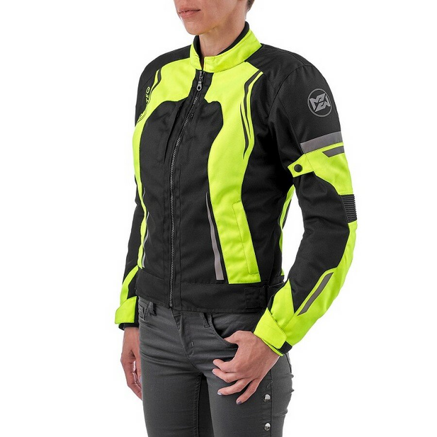 Мотокуртка Moteq Taffy black-yellow. XXS. Черный-желтый