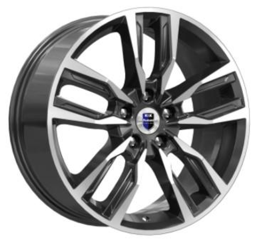 Диск колесный КиК Борэй 8,0x18 5x115 Dia70.2 ET40 цвет алмаз черный