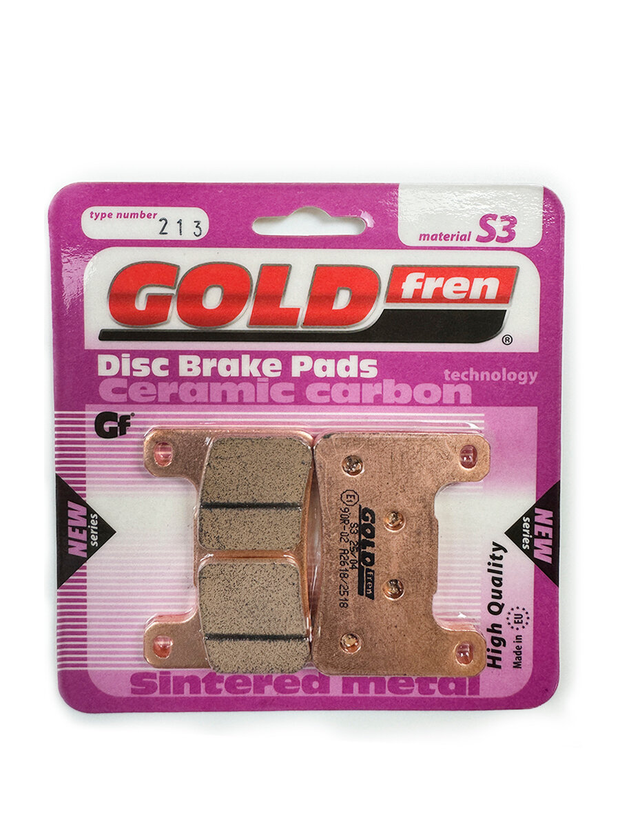 Колодки тормозные GOLDfren 213 S3 кросс TRW MCB752, SBS 806, EBC FA 379 оригинал
