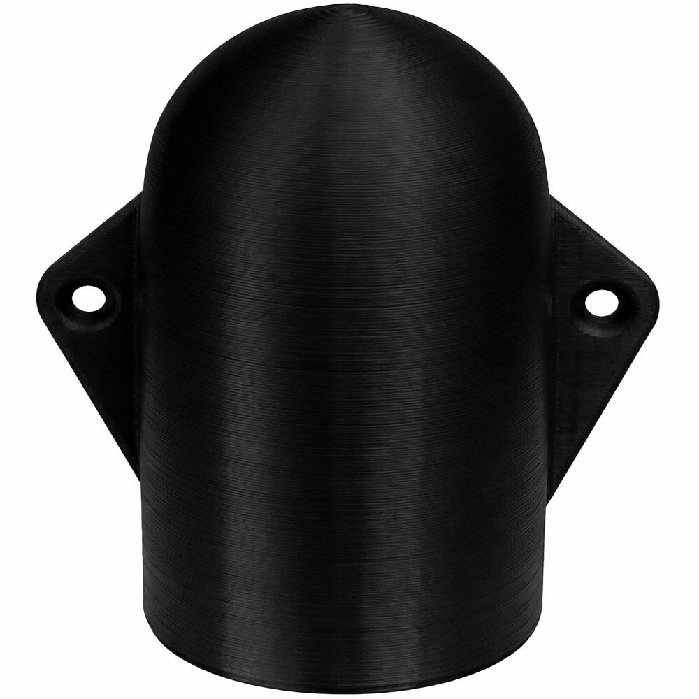 Адаптер для ввода гофры в стену 32мм угловой универсальный черный / Ввод кабеля в гофре 3D печать