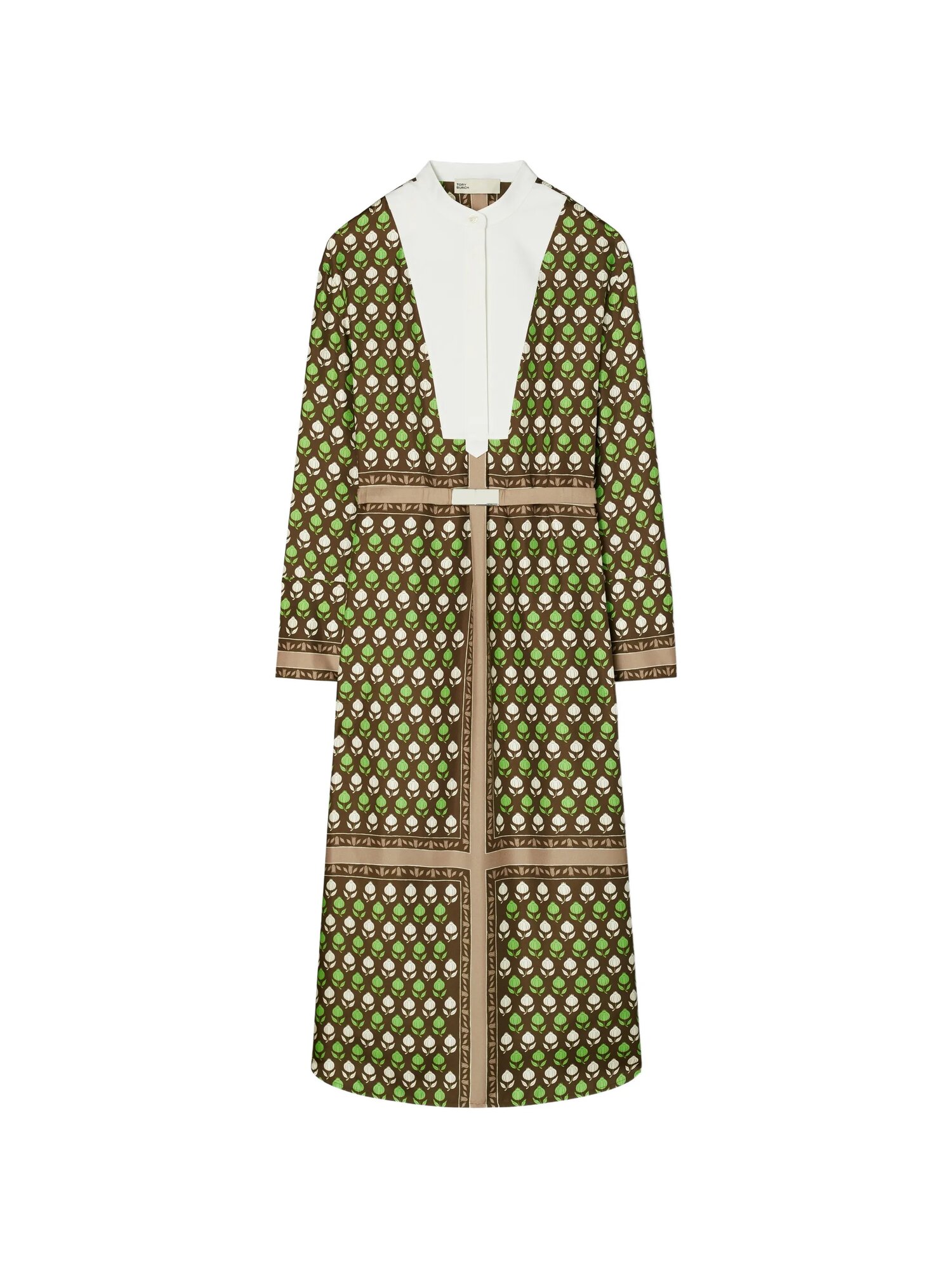 Платье Silk shirt dress