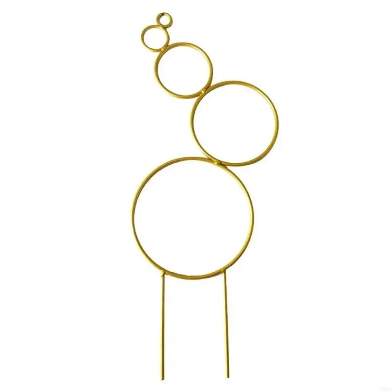 Круглая железная опора для растений Gold