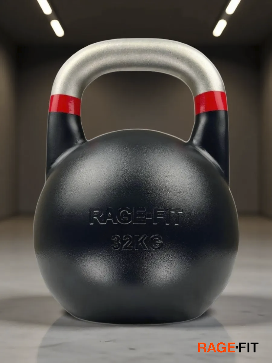 Гиря соревновательная, черная 32 кг RAGE-FIT PX-DB085-32kg