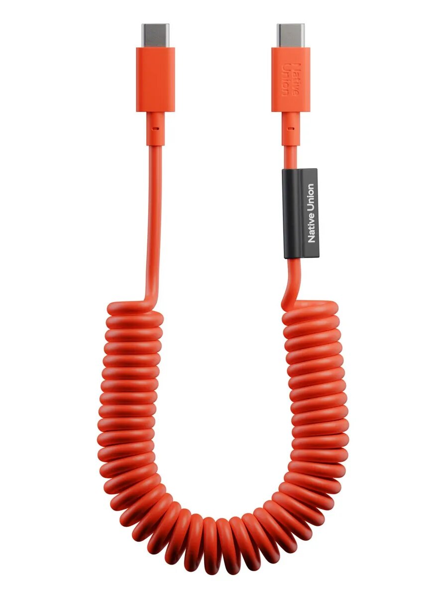 Кабель зарядный Native Union POP CABLE USB-C/USB-C, 60W, длина 1,2 м, цвет: ярко-красный