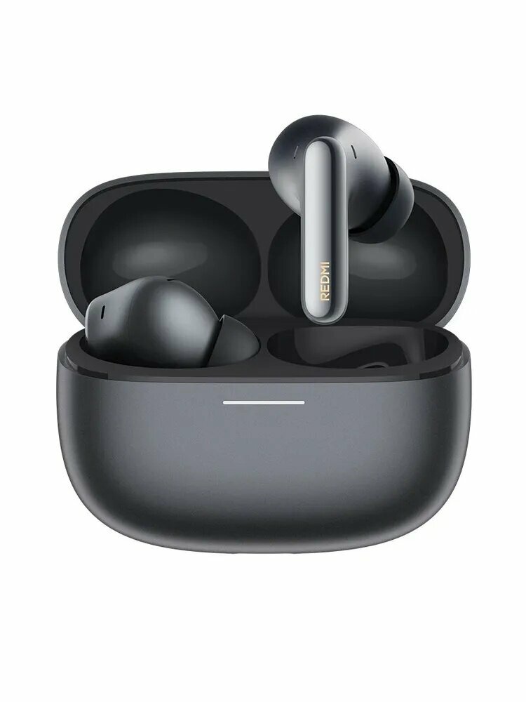 Xiaomi Наушники беспроводные с микрофоном Redmi Buds 8 Pro, Глобальная версия, Черный, Bluetooth, USB Type-C, шоколадный