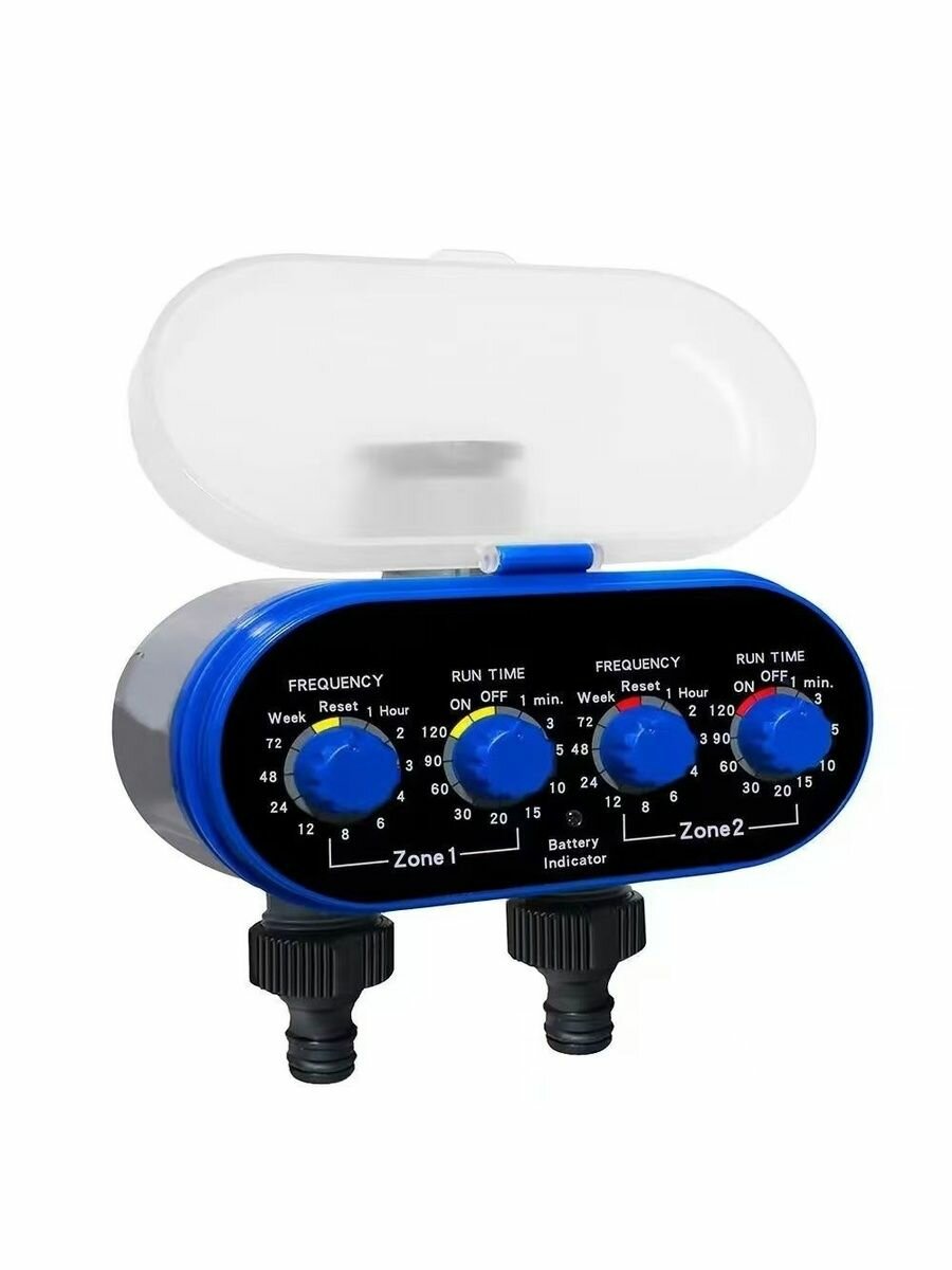 Таймер для полива электронный двухканальный Aqualin AT03