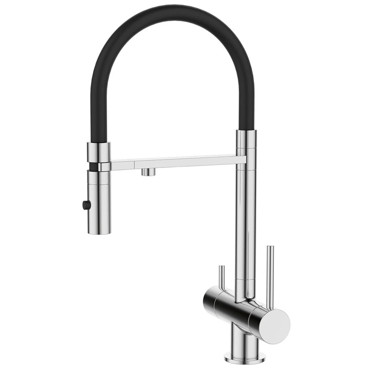 Смеситель для кухни IDDIS Ace ACESBFFi05 хром, с гибким изливом