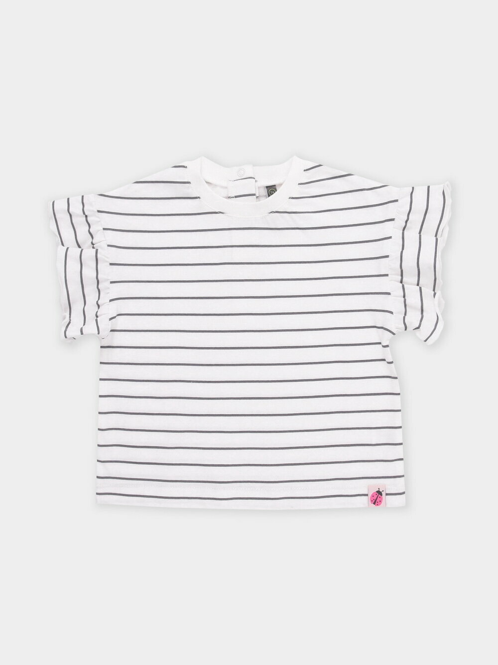 Футболка хлопковая детская футболка с рюшами