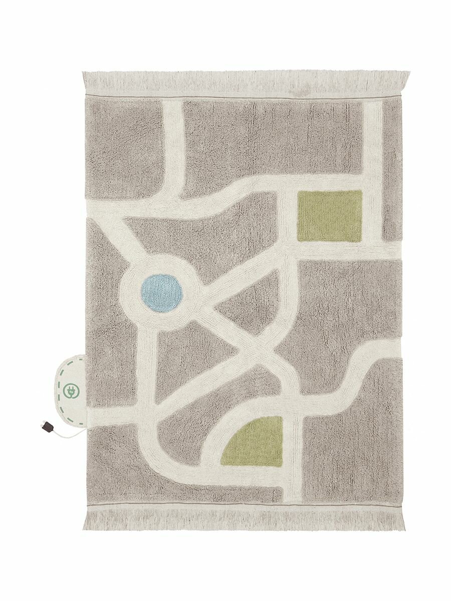 Ковер Lorena Canals "Эко Город", хлопок, 120x170 см, ручной работы, детский