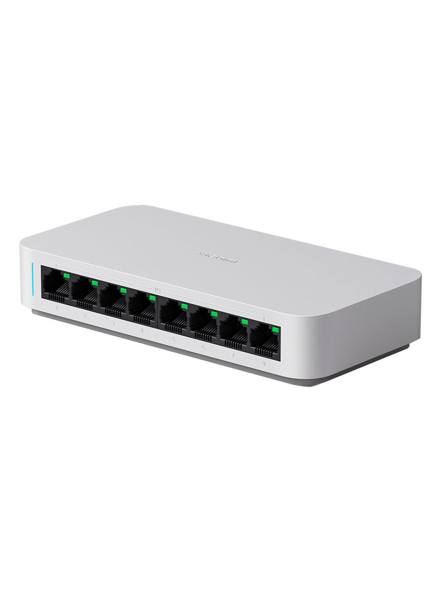 Коммутатор Gigabit Switch 8 ports (SW-108G) White, 8 портов, 1000 Мбит/с