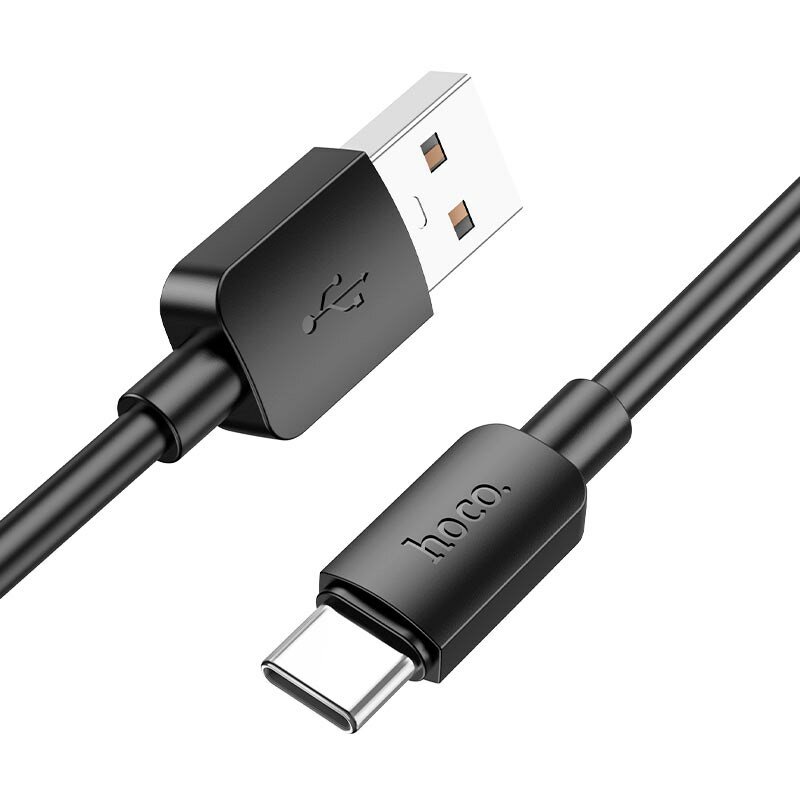 Кабель USB A --> Type-C (M) 1.0м (USB 2.0) hoco X96, чёрный
