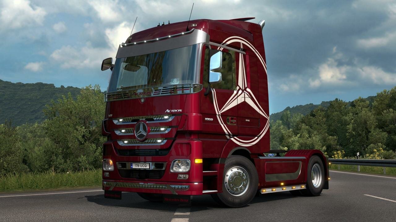 Euro Truck Simulator 2 - Actros Tuning Pack DLC Steam Альтергифт