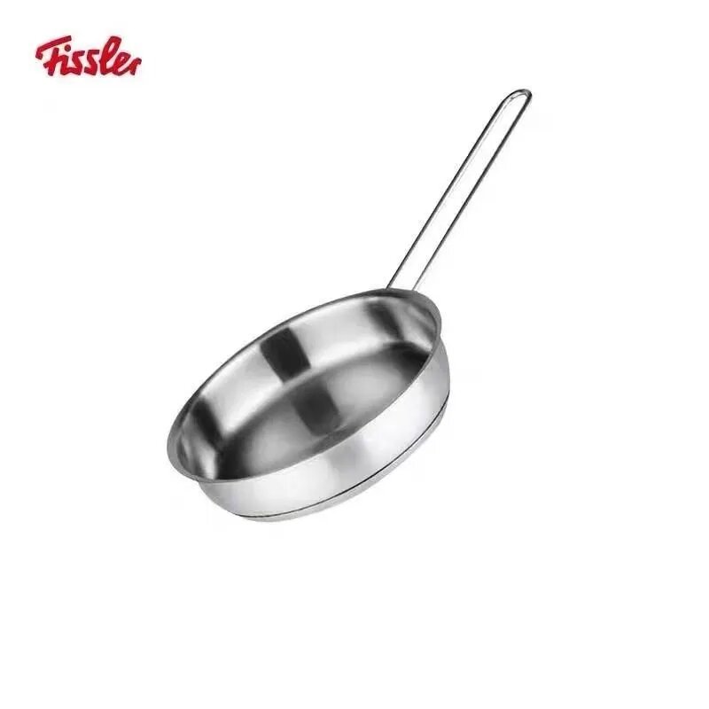 Fissler Мини-сковорода 16 см из нержавеющей стали без крышки с фиксированной ручкой для индукции
