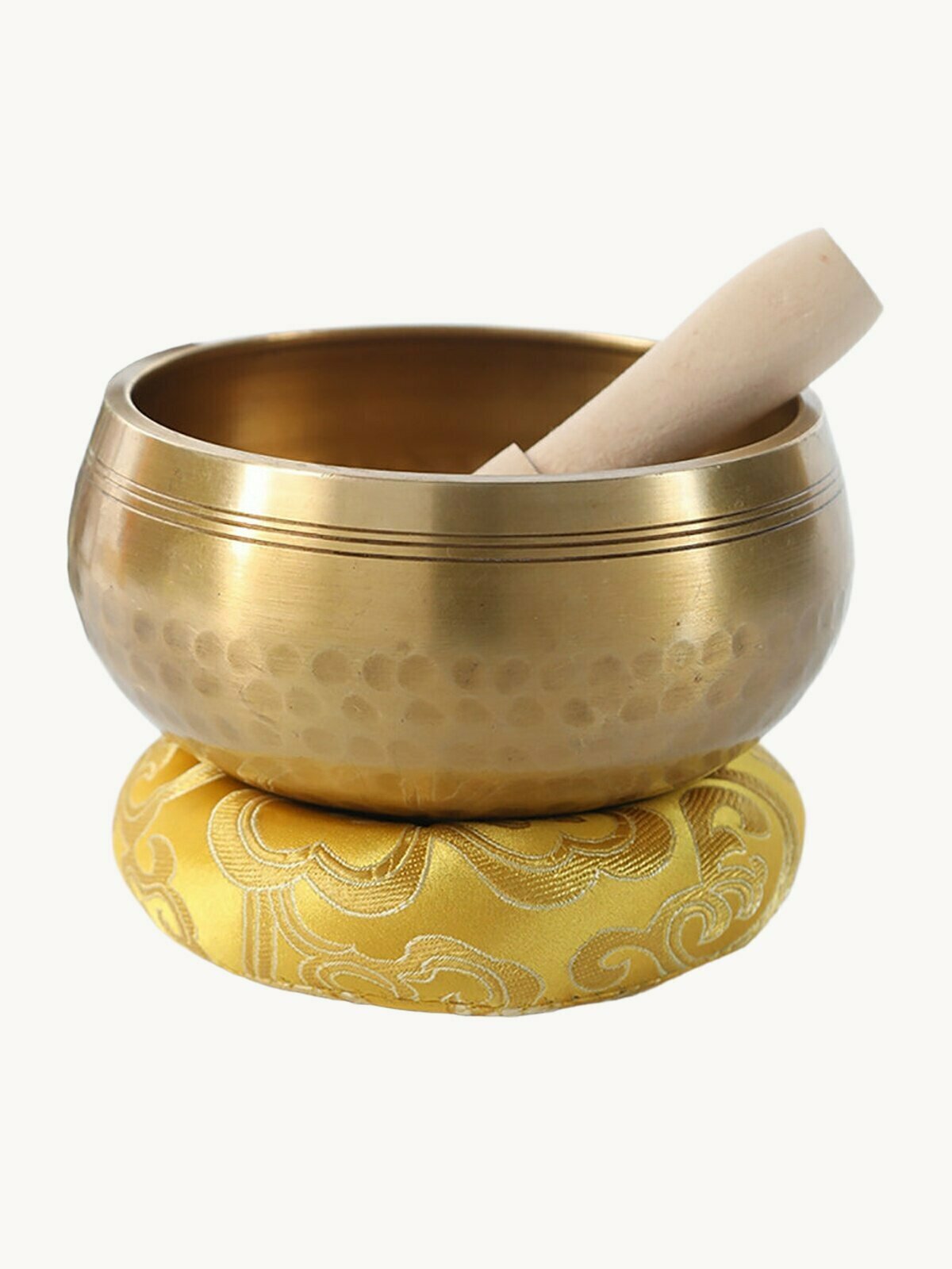 Тибетская поющая чаша Buddha Bowl в комплекте стик, подушечка