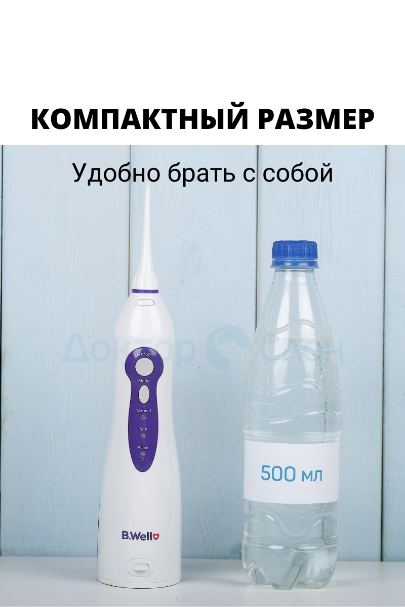 Портативный ирригатор для зубов и полости рта B.Well PRO-911 — фото 1