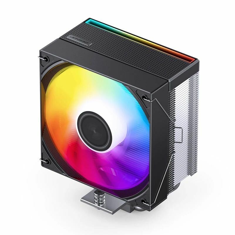 Кулер для процессора JONSBO CB40 Black LGA1851/1700/1200/115X/AM5/AM4 TDP 225W, PWM, 120mm ARGB LED Fan, 4 тепловые трубки, 4-pin