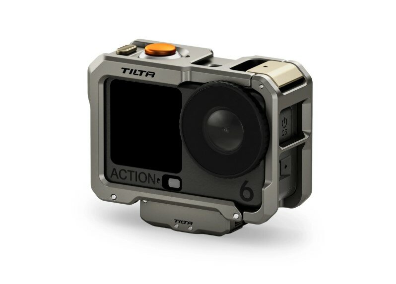 Клетка Tilta Camera Cage для DJI Osmo Action 6 Base Kit (TA-T95-A-TG Серый)