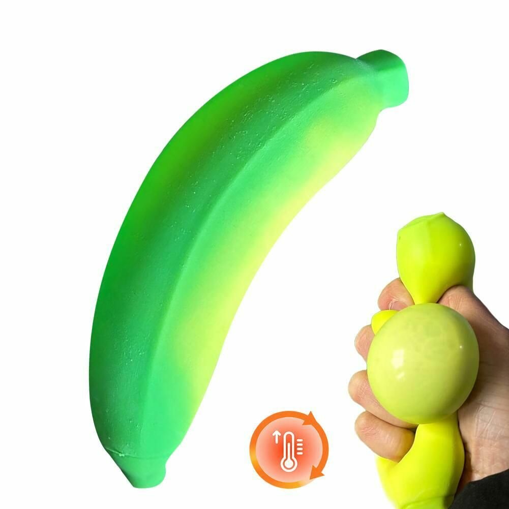 Игрушка-антистресс "Банан" меняет цвет, мялка из жидкого силикона, пружинистая