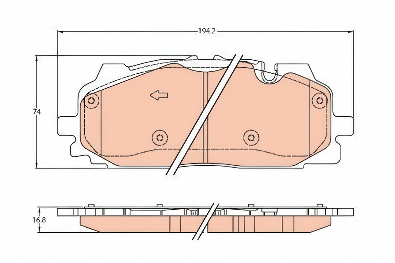 Колодки тормозные дисковые, для Ауди A4 B9 2015-2019, A6 C8 2018-2022, Q5 2016-2021, Q7 2015-2022, Фольксваген Туарег 2018-2023 арт GDB2158